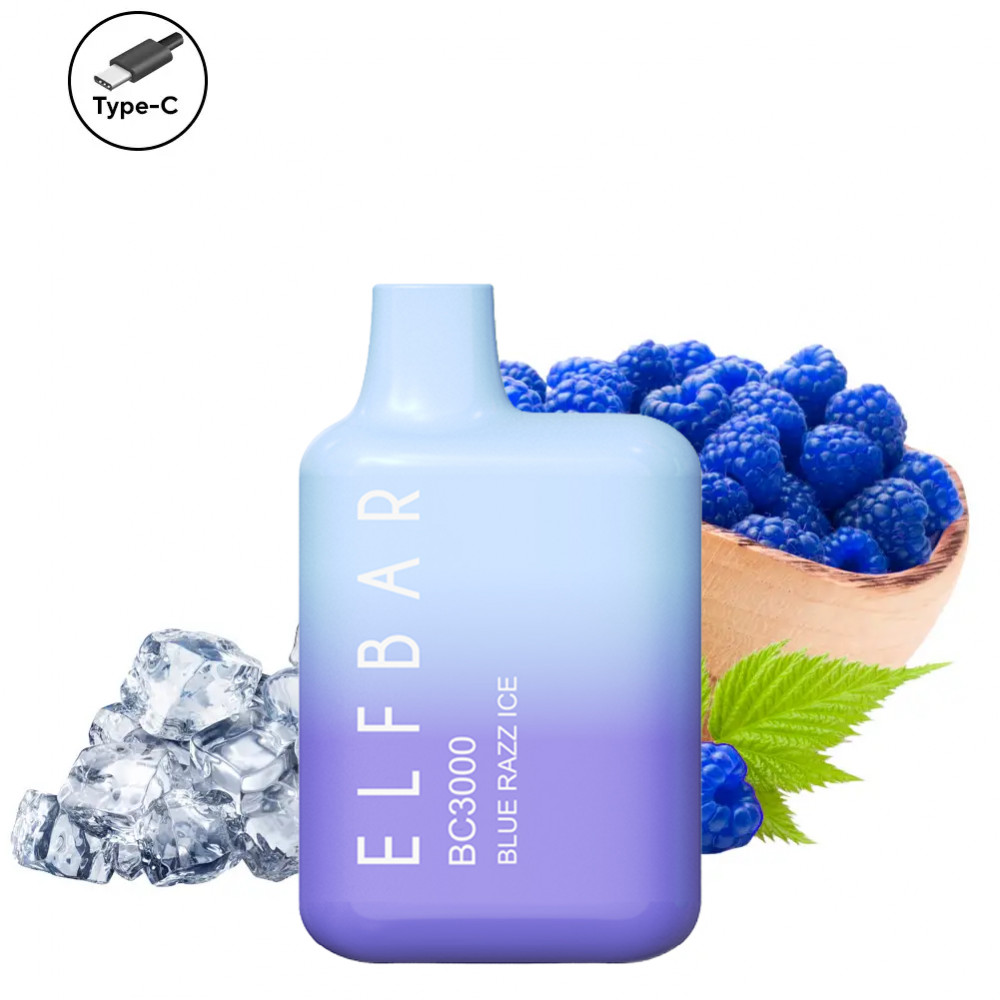 ELF BAR BC3000 - Blue Razz Ice 5% Sigaretta elettrica usa e getta ...