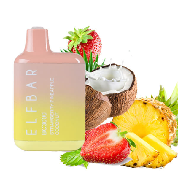 ELF BAR BC3000 - Strawberry Pineapple Coconut 5% Sigaretta elettrica ...