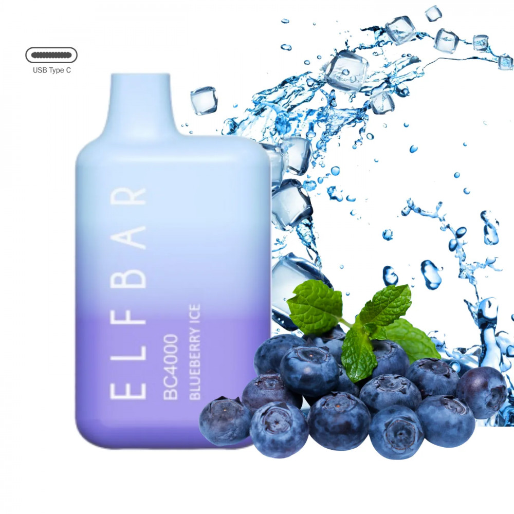 ELF BAR BC4000 - Blueberry Ice 5% Sigaretta elettrica usa e getta ...