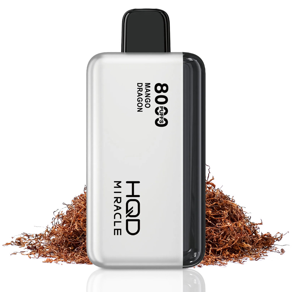 Hqd Miracle 8000 Tobacco 5 Nicotine Disposable Pod Vape